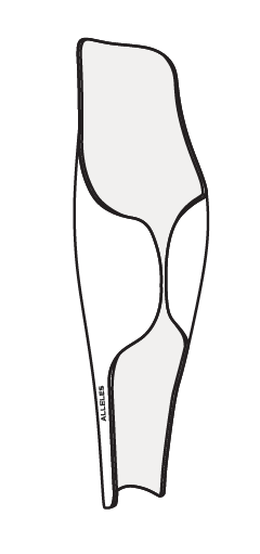 Above Knee Cover – ALLELES Design Studio